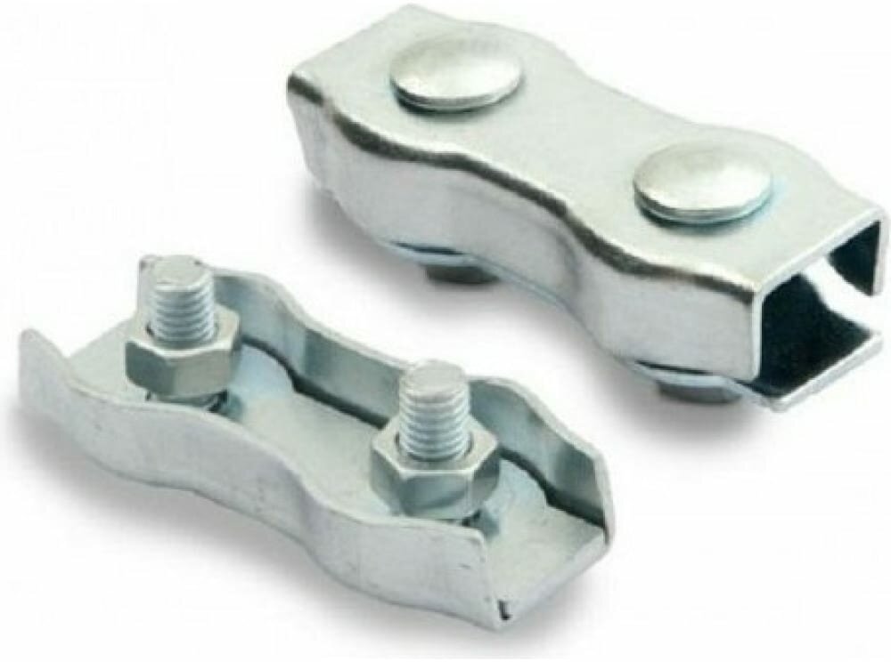 Двойной зажим для стальных канатов vipкрепеж duplex 3 мм, 2 шт. 22304 VIP