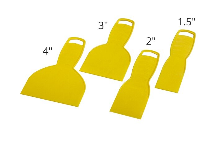 Набор Пластиковых Шпателей 4 шт Stmdecor D1113 1.5"/2"/3"/4.