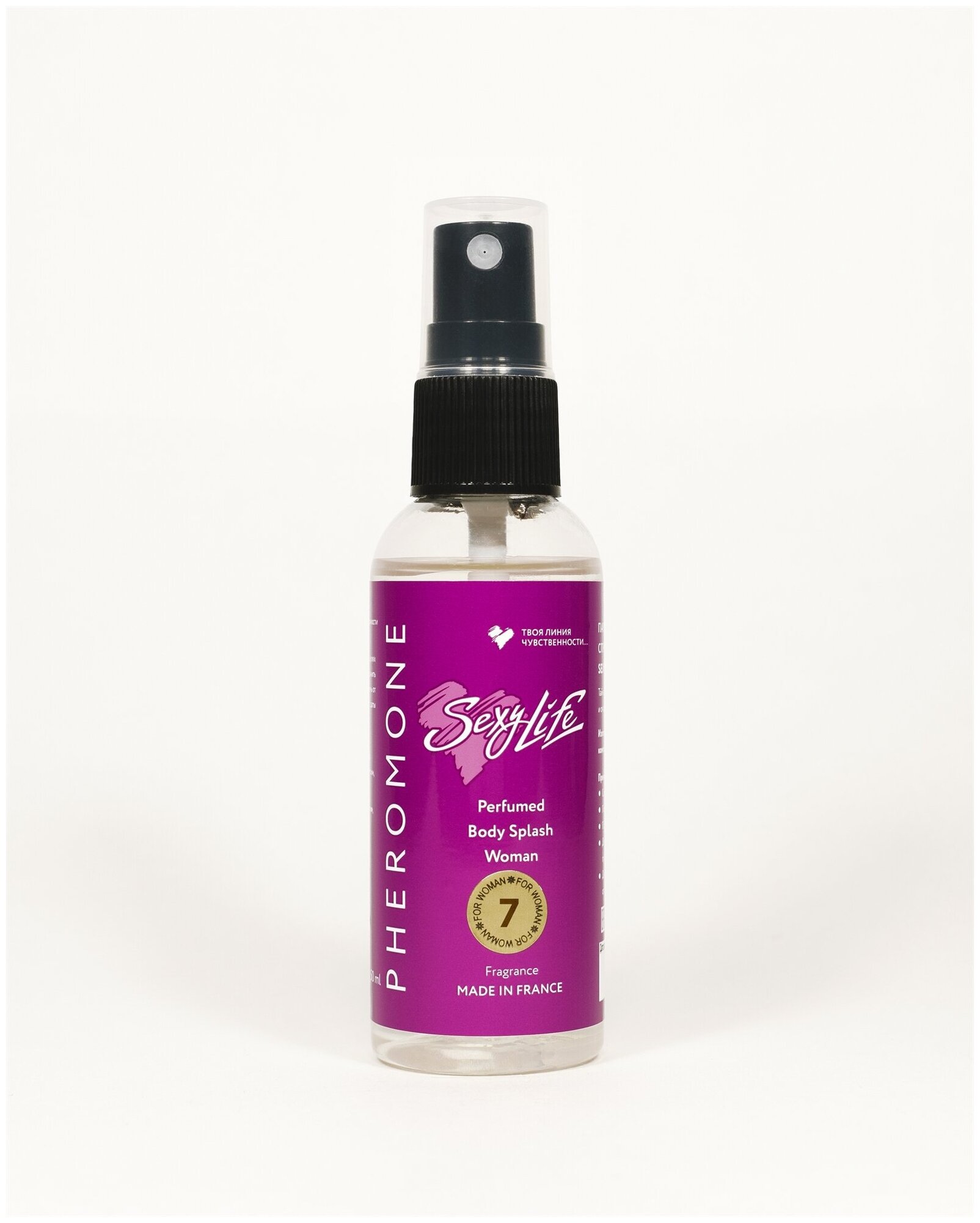 Спрей для тела с феромонами для женщин Sexy Life № 7 | феромоны женские Секси Лайф, 50 мл