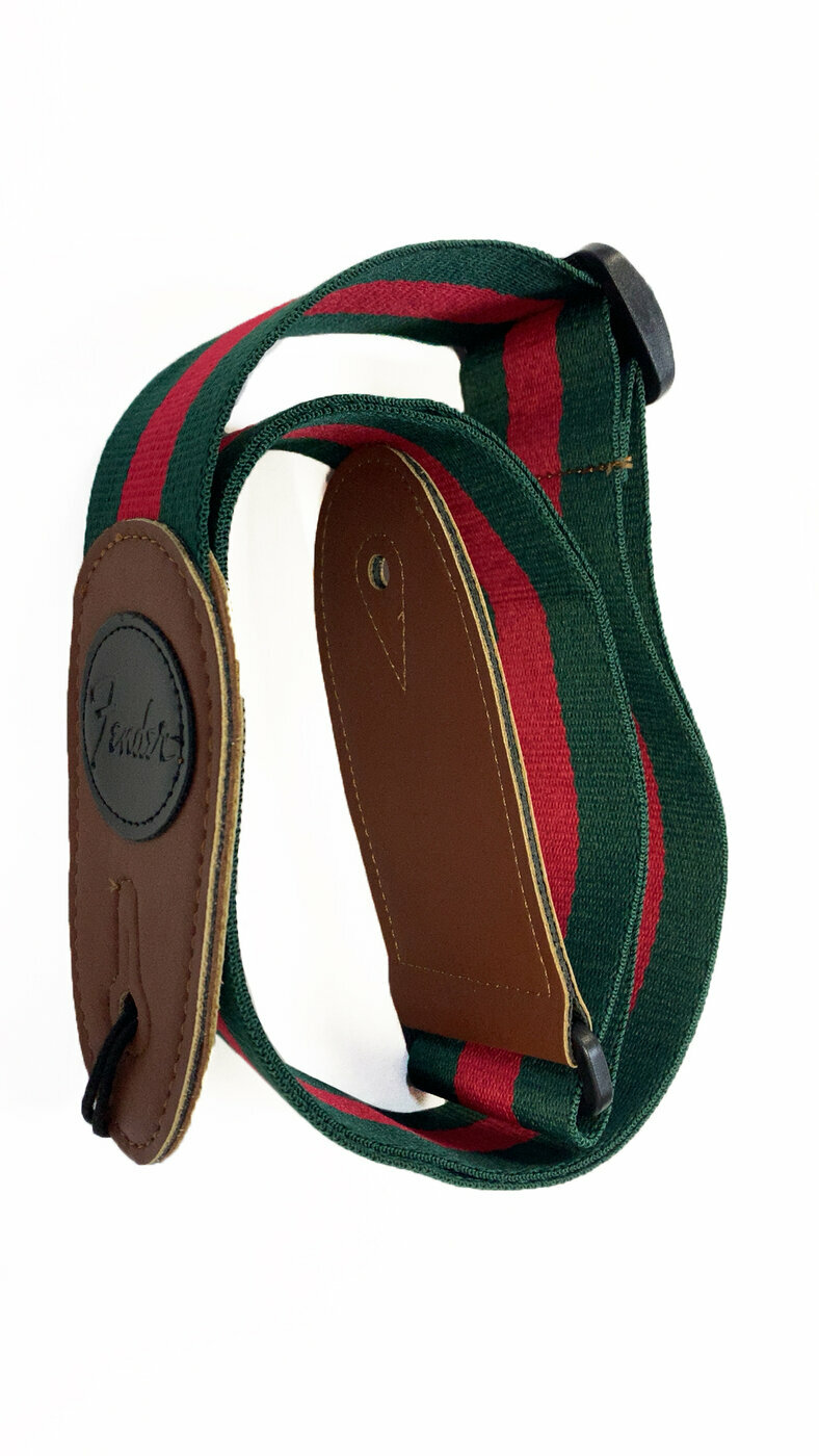 Ремень гитарный, регулируемый, красно-зеленый, для комфорта игры