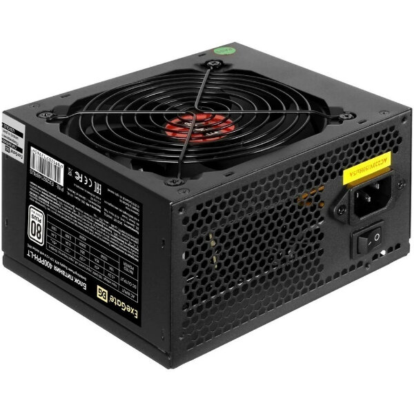 Блок питания ExeGate 400PPH-LT (EX292148RUS-OEM), 400Вт, 80 PLUS, 120мм, черный