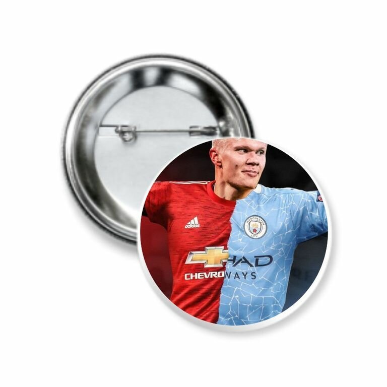 Значок закатной Эрлинг Холанн, Erling Haaland №11