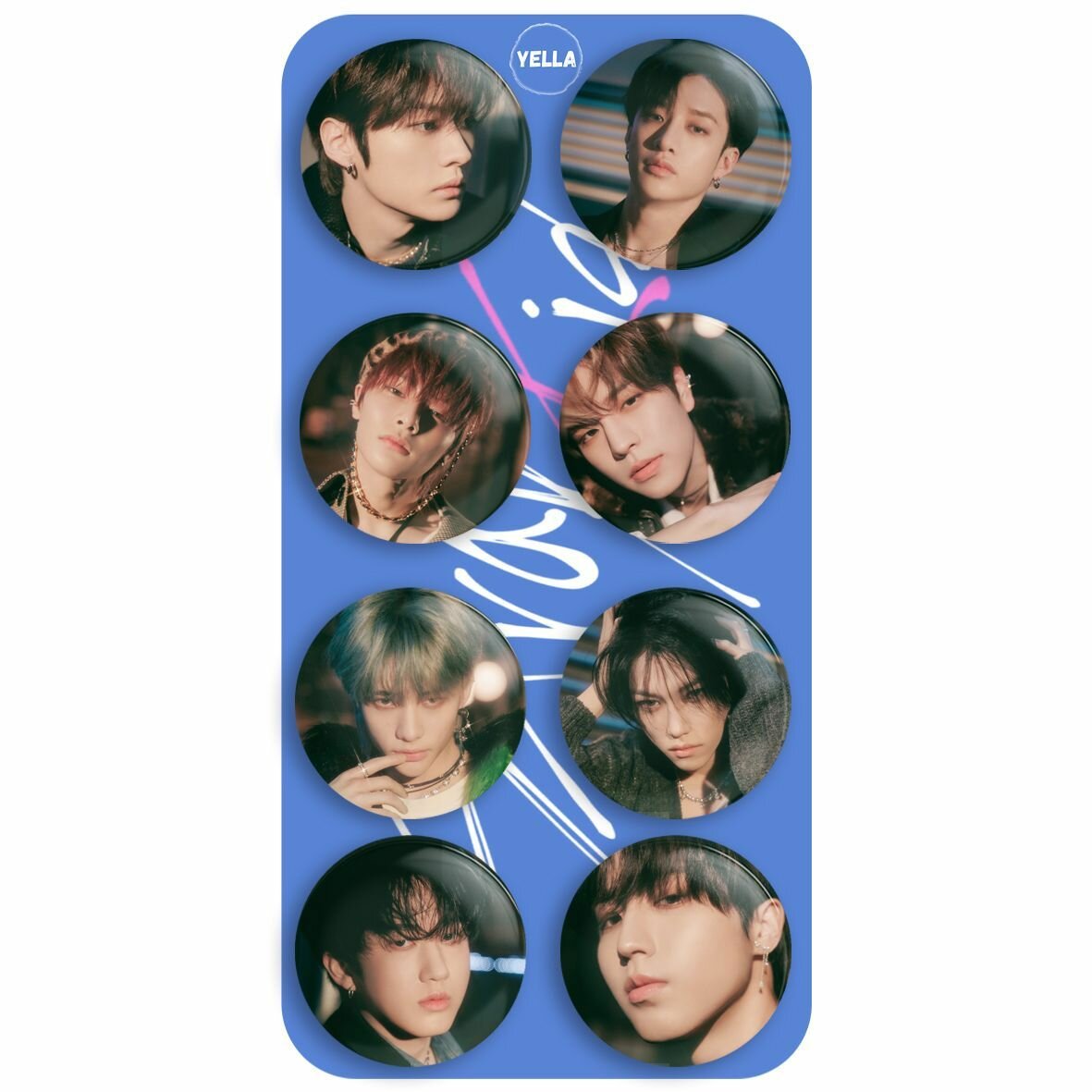 Набор из 8 значков 44 мм Stray Kids