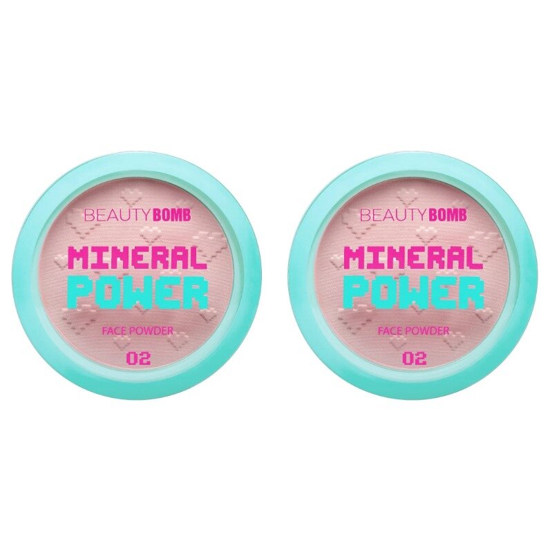 Минеральная пудра Beauty Bomb тон 02, 9г, 2 шт