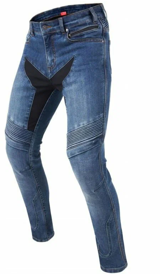 Мотоциклетные джинсы Rebelhorn Eagle III Slim Fit, Washed Blue, размер 30/32