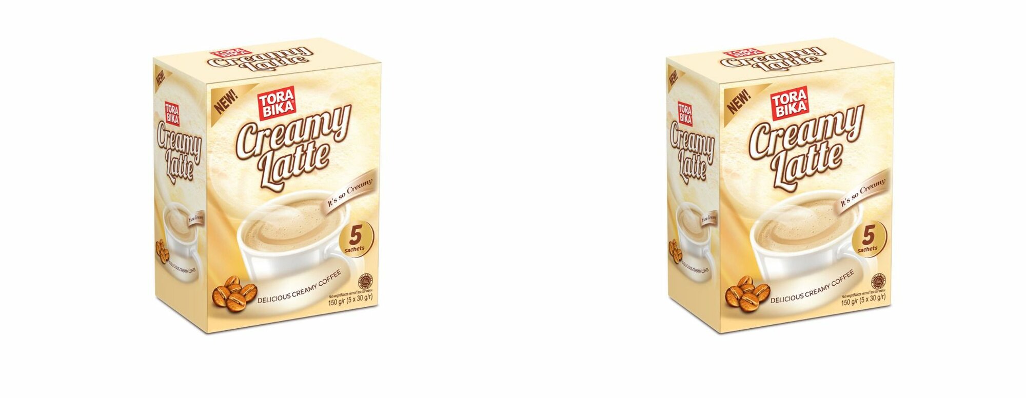 Torabika Кофейный напиток Creamy Latte,30 г,10 пак,2 упаковки