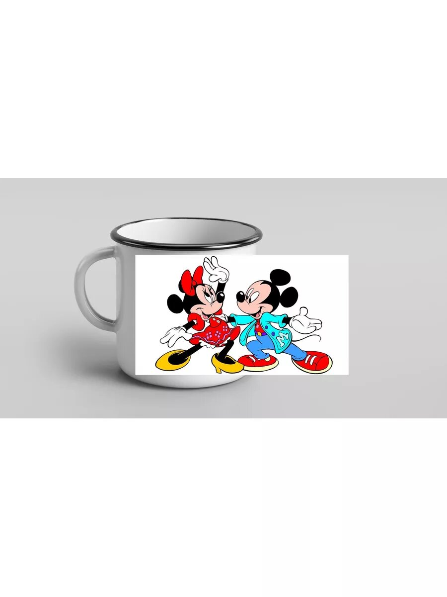 Кружка металлическая Микки Маус, Mickey Mouse