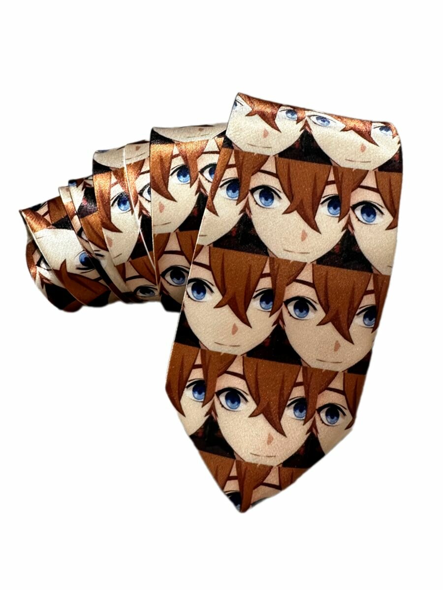 Галстук для косплея Тарталья из аниме - игры Геншин импакт Genshin Impact