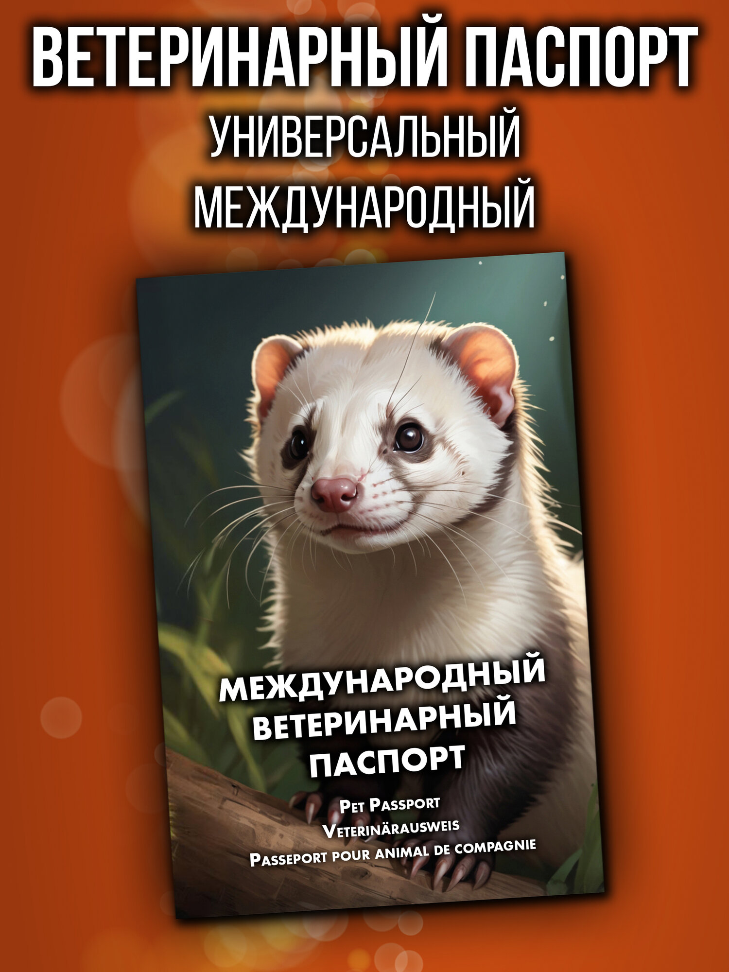 Ветеринарный паспорт для кошек и собак международный