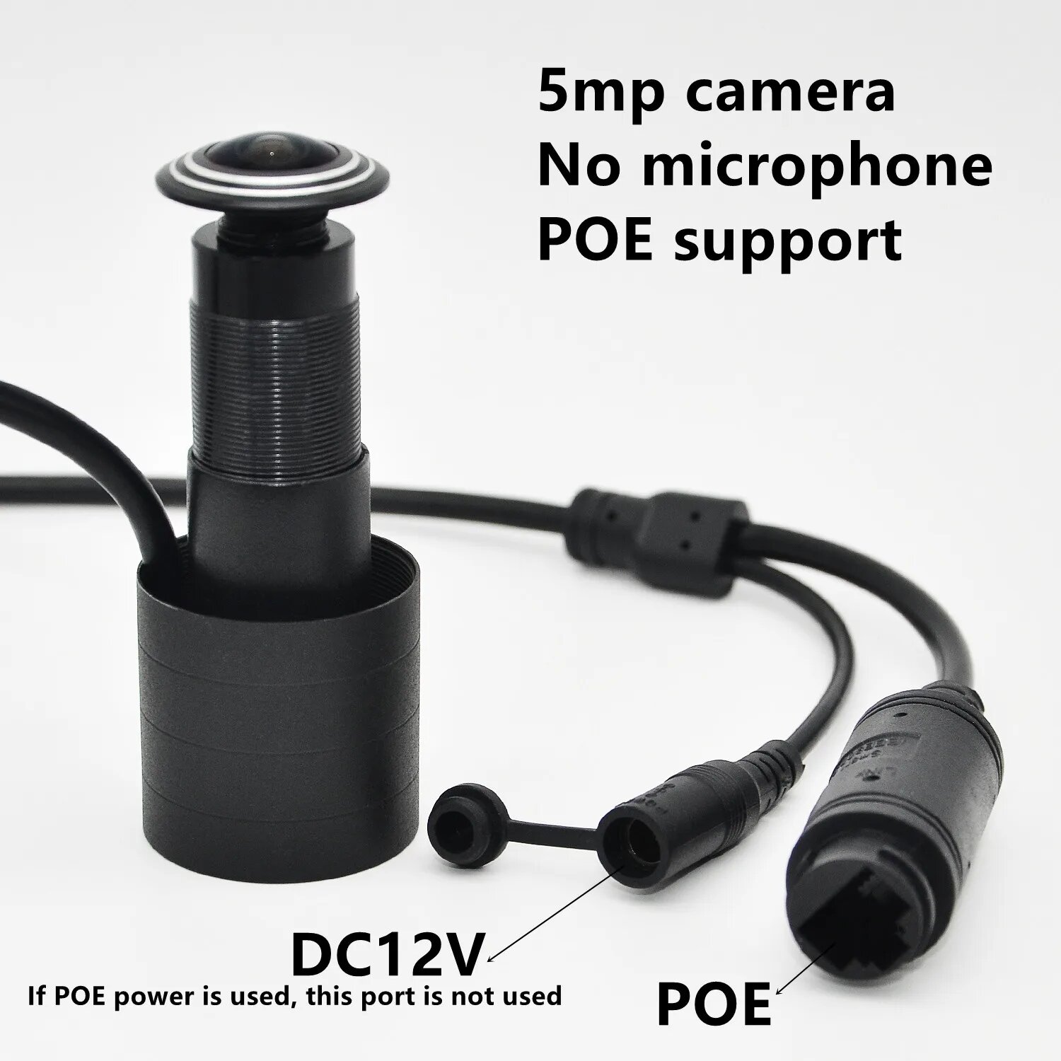 Gulinsan 5Мп IP-камера дверного глазка 5MP POE