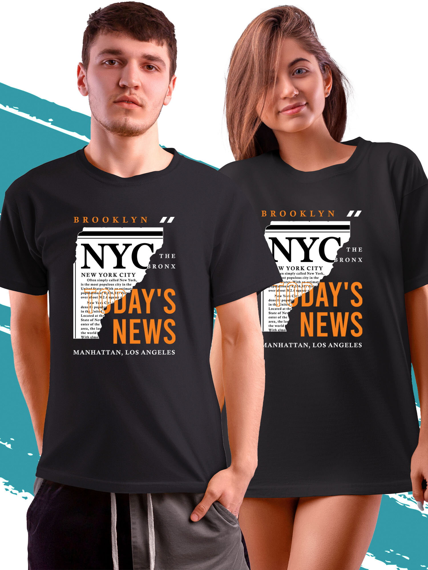 Футболка Нью Йорк NYC New York США USA Бруклин