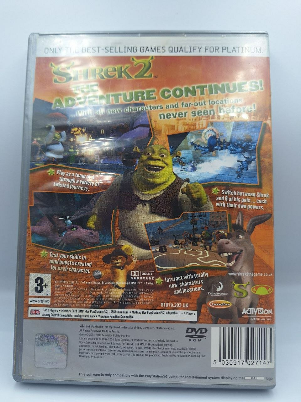 Shrek 2 PS2 (англ.) — фото 1