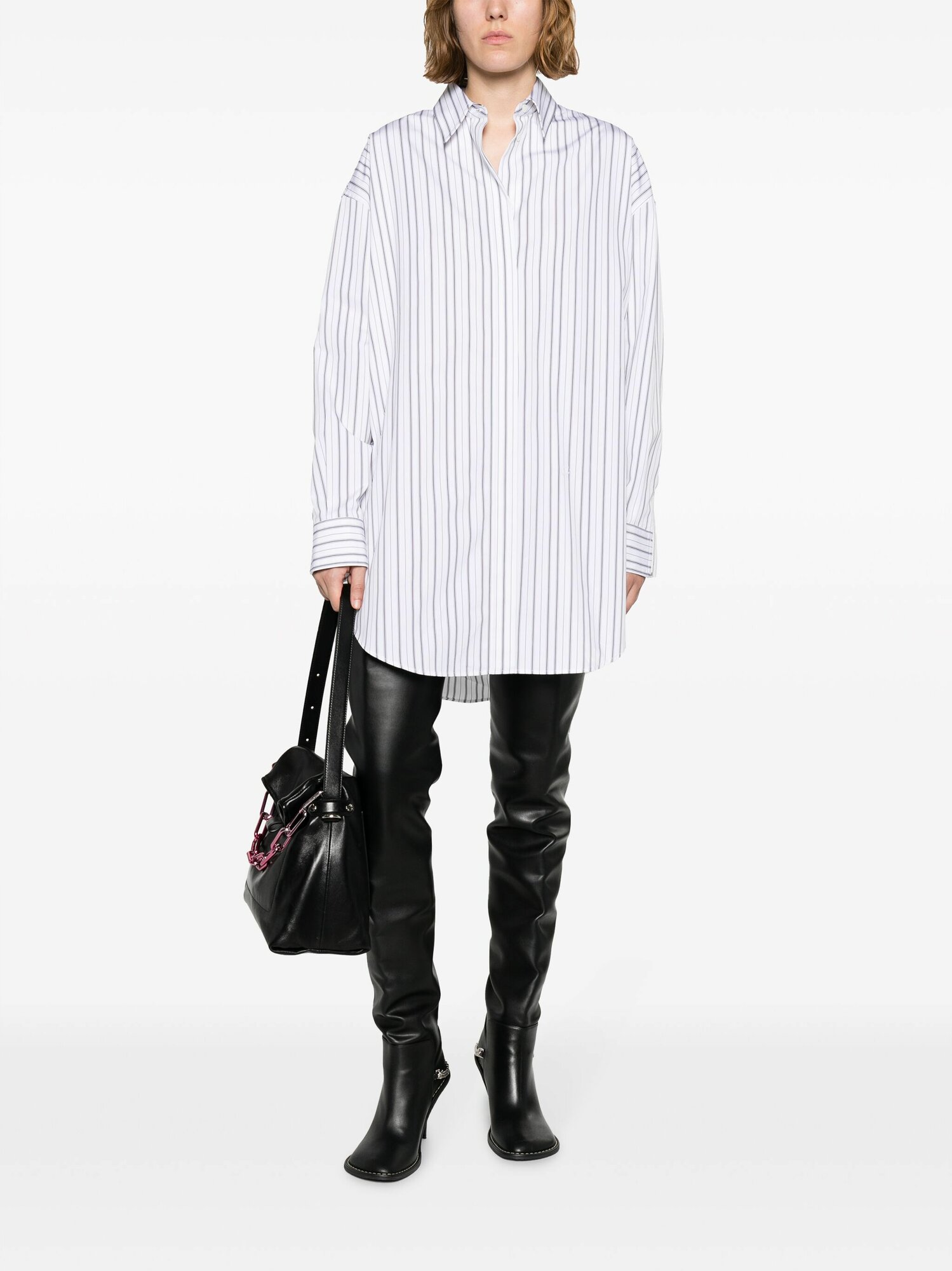 Рубашка Off-White, размер 40, бежевый/белый — фото 1