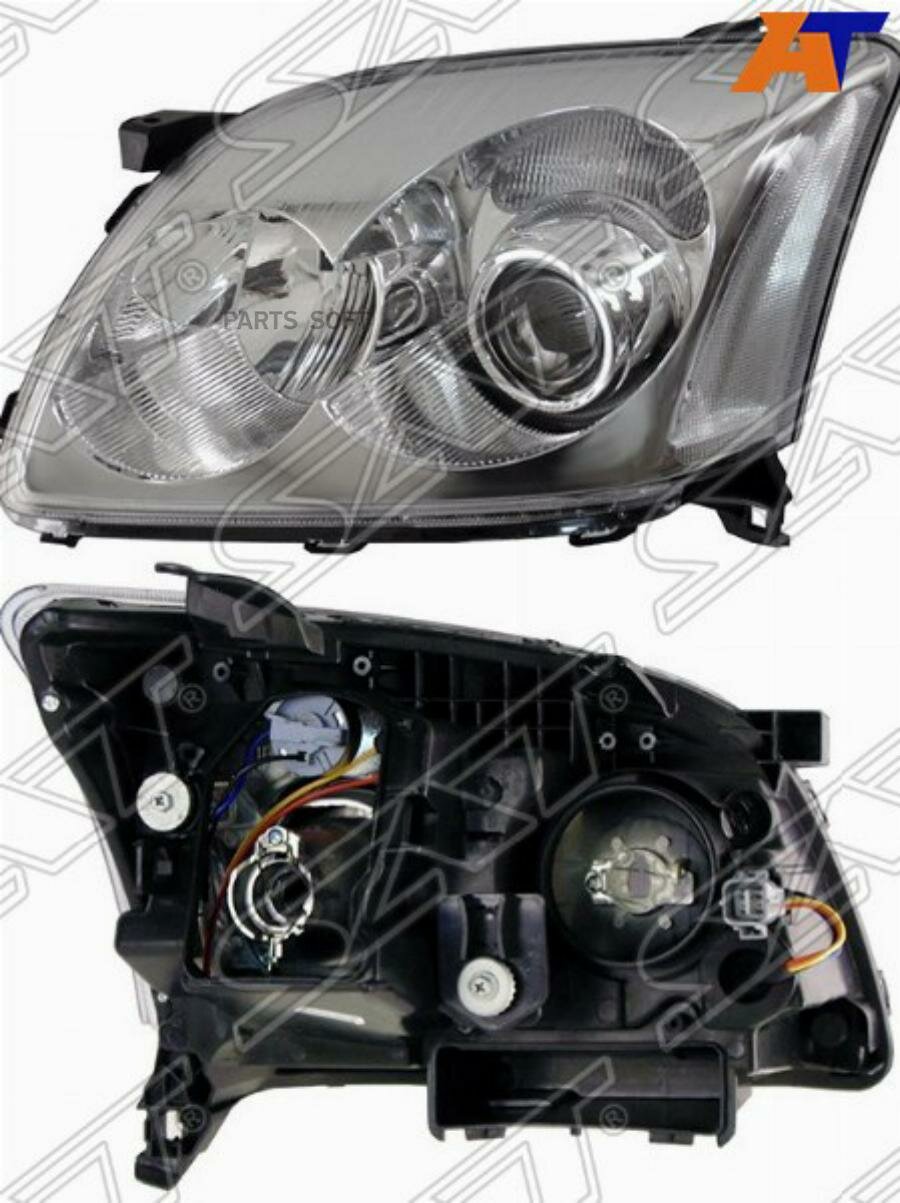 Фара Toyota Avensis (T250) 03-06 (Слева/ Галоген/ под электрокорректор) SAT ST-212-11F3L | цена за 1 шт