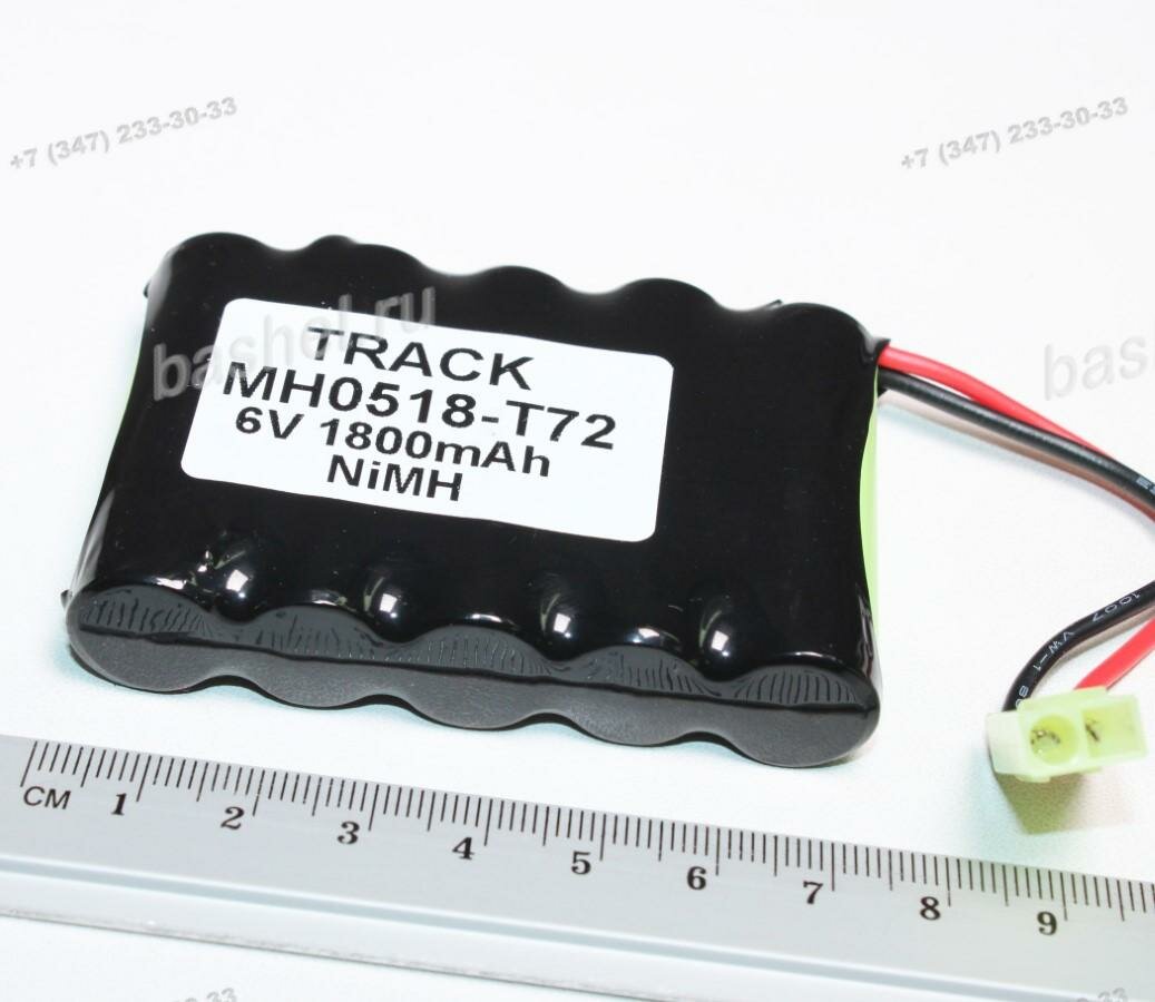 Аккумулятор TRACK MH0518-T72 (разъем Tamiya Mini, 5*AA) 6,0 V, 1800 mAh, NIMH (для детских игрушек)