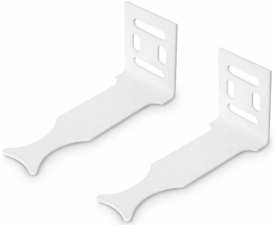 Кронштейн для радиатора угловой универсальный белый (2шт)