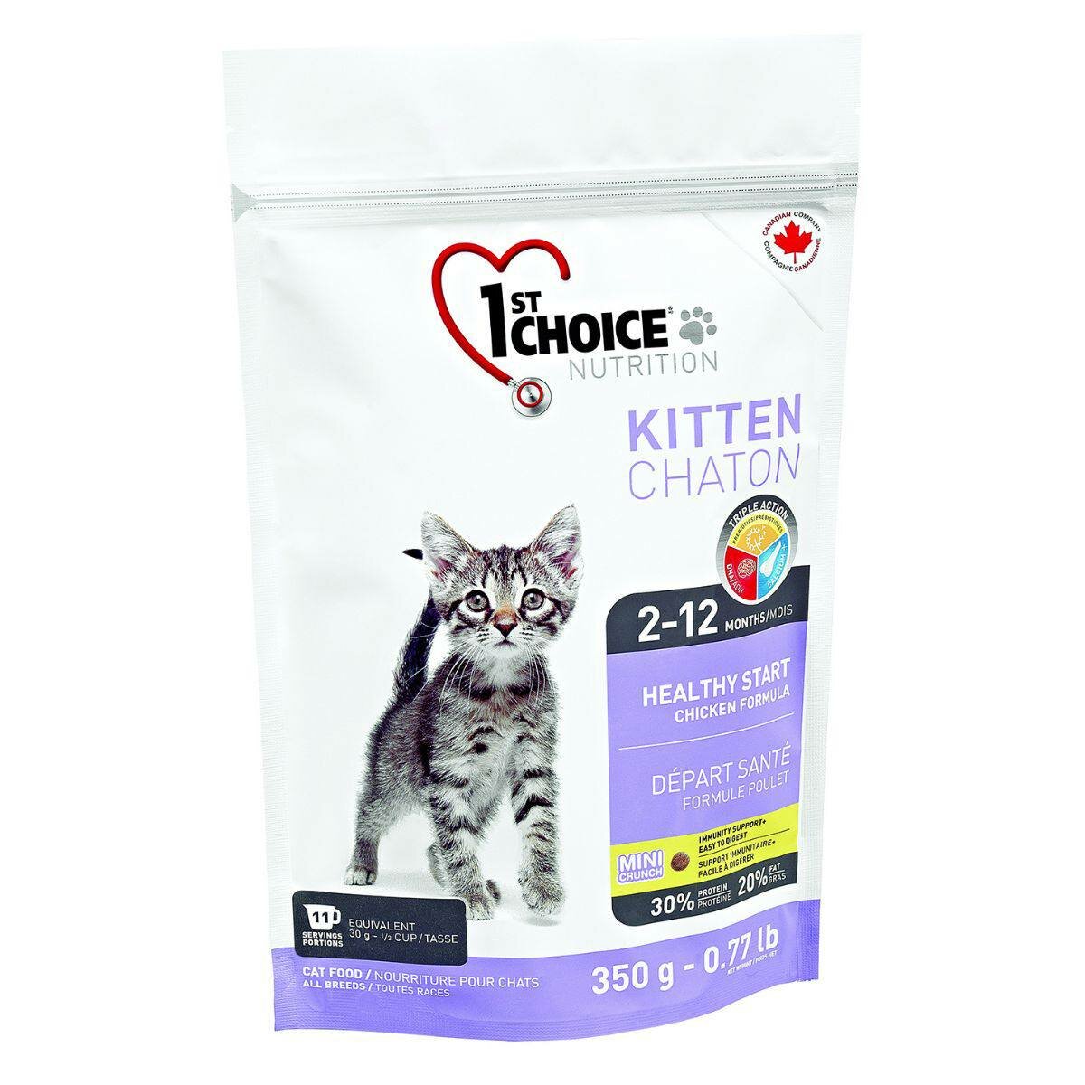 1st CHOICE корм для котят 350г Здоровый старт, цыпленок