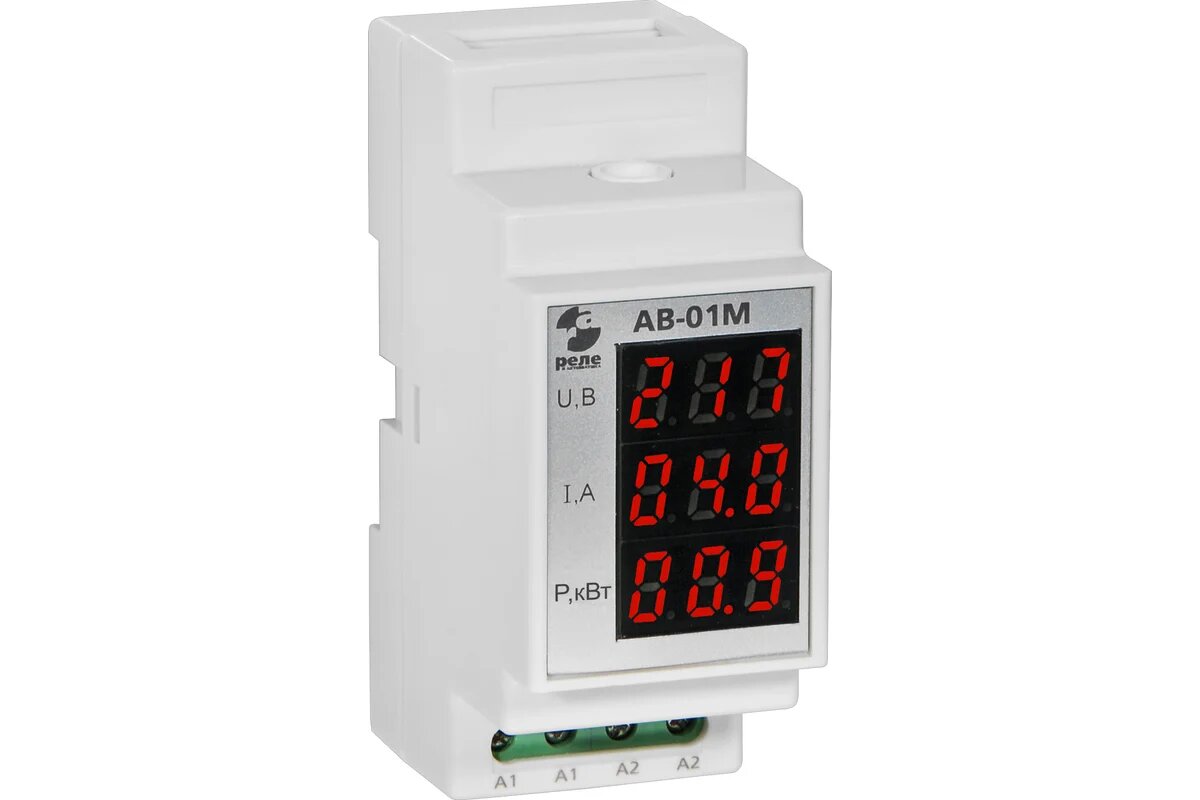 Реле и Автоматика Ампервольтметр-индикатор АВ-01М A8223-80108455
