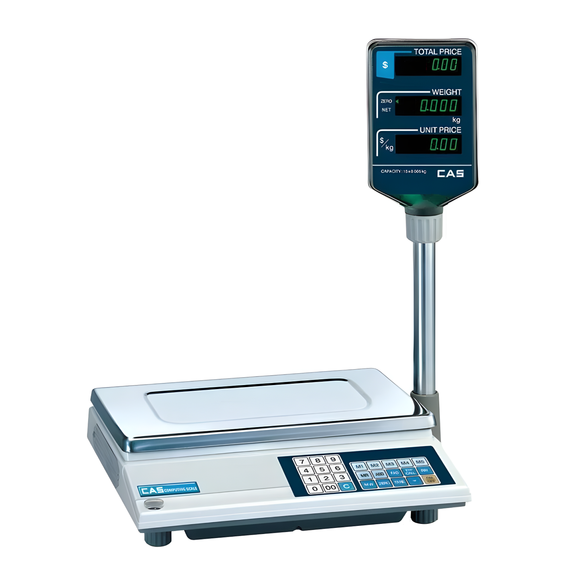 Весы торговые электронные CAS AP-15M, 435х325х495 мм, предел 15 кг, RS-232, 10 Вт