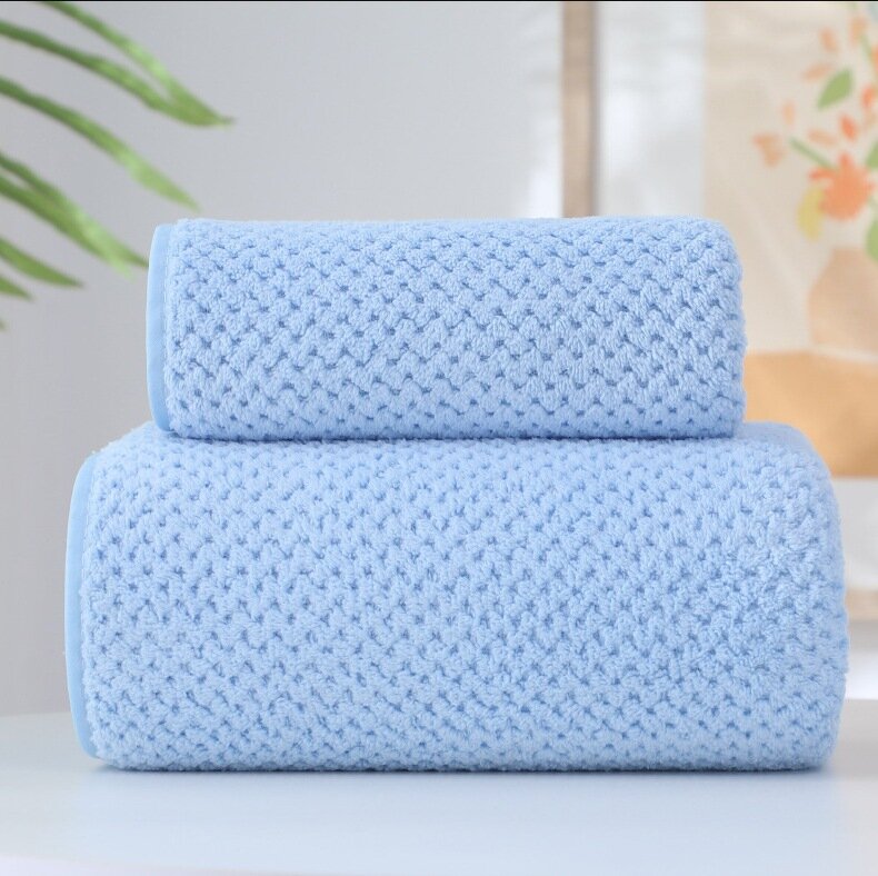 Мягкое коралловое бархатное банное полотенце и набор полотенец для рук, 2 шт.
