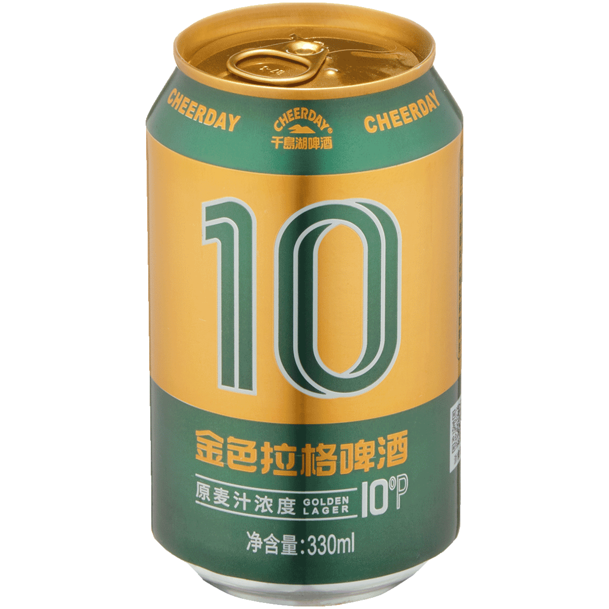 Пиво Cheerday Green 10°P светлое 0,33 л ж/б