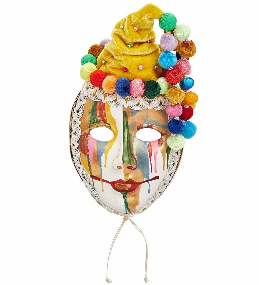 Маска Фигляр бол. A2050821 РусКукла, Фарфор, текстиль