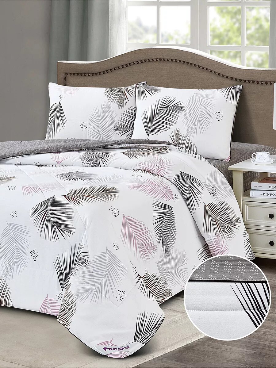 Постельное белье семейное с двумя одеялами 150х200 Primavera