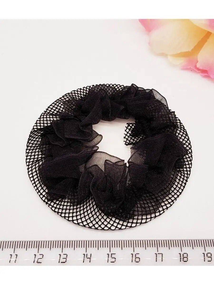 Резинка сетка на пучок 8см,2шт