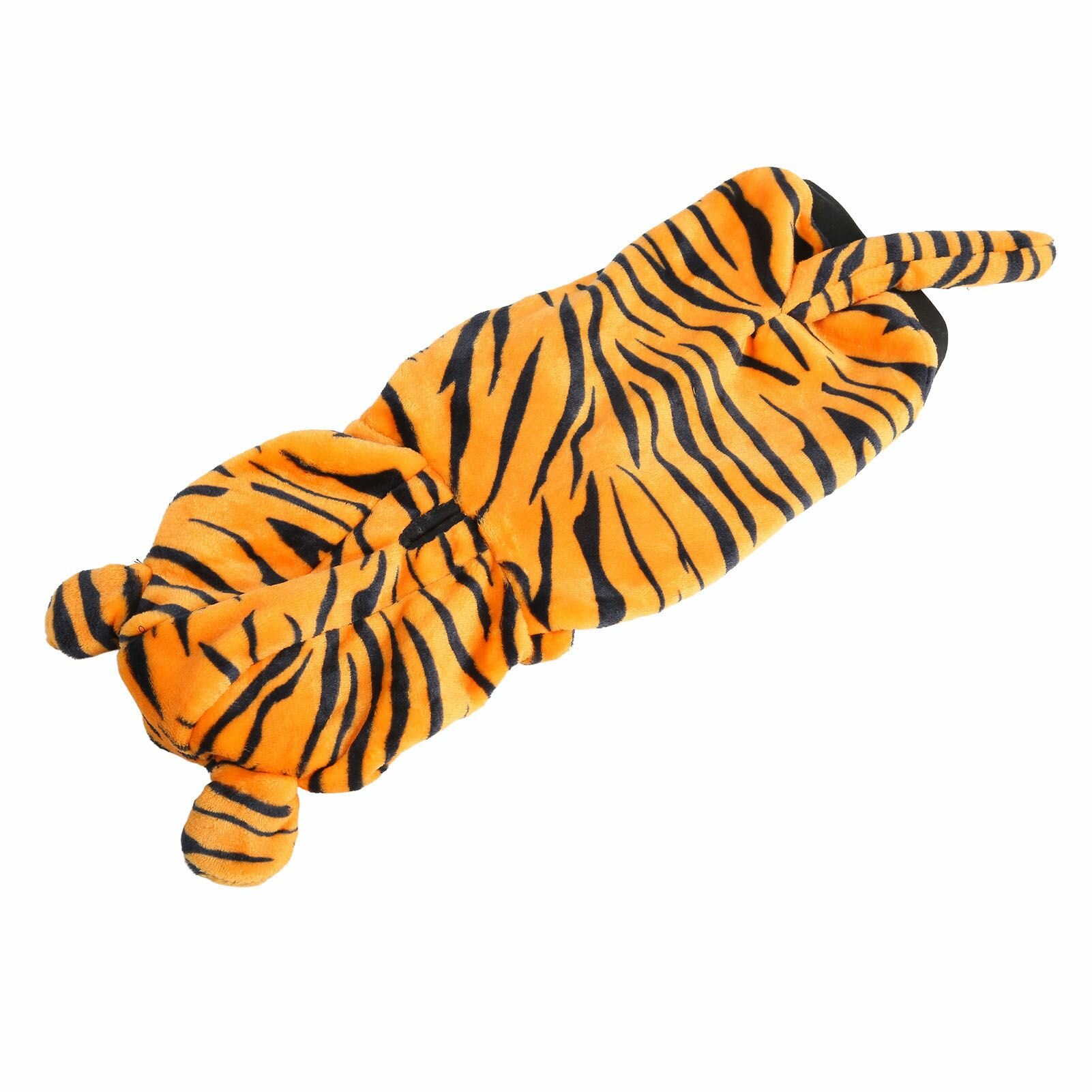 Толстовка с капюшоном Собака Тигр