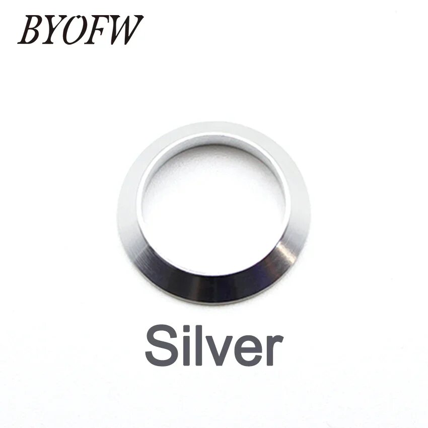 BYOFW Круглое защитное кольцо для удочки, Серебряный, Inner Dia 8 mm