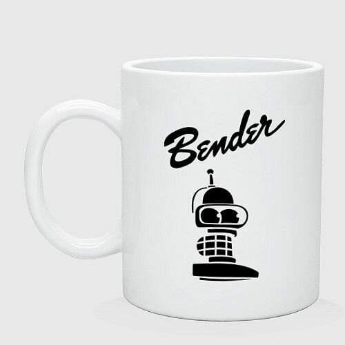 Bender monochrome Керамическая кружка