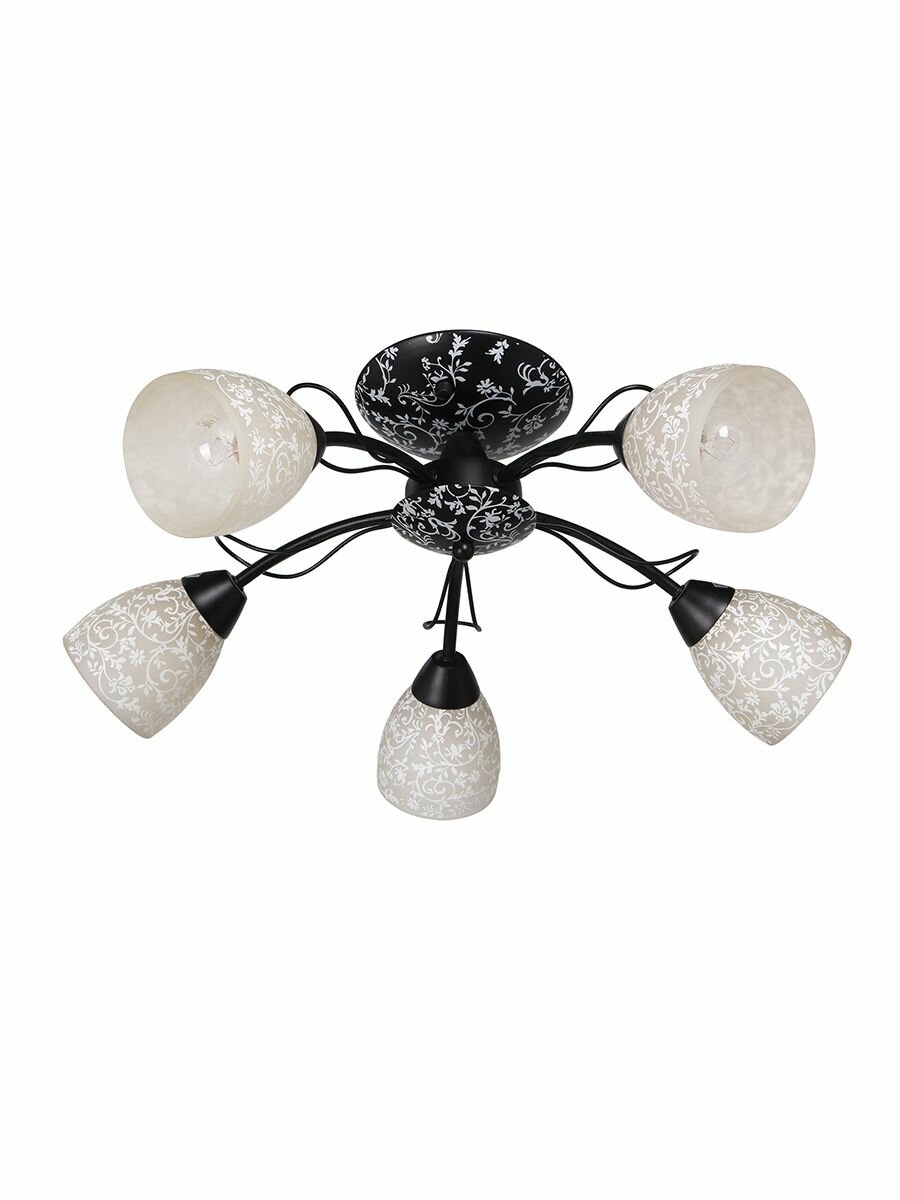 Люстра потолочная, люстра с плафонами KL1023/5 5*E14 60 Вт.