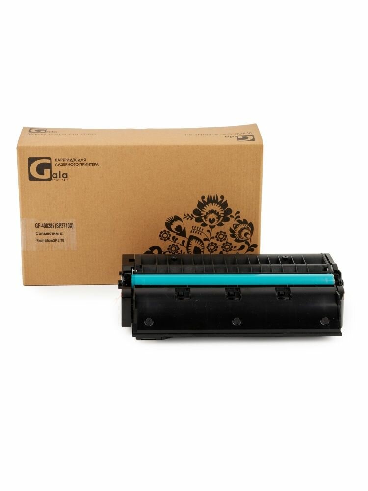 Картридж GalaPrint 408285 (SP3710X) для принтеров Ricoh Aficio SP 3710 7000 копий лазерный, совместимый, цвет черный