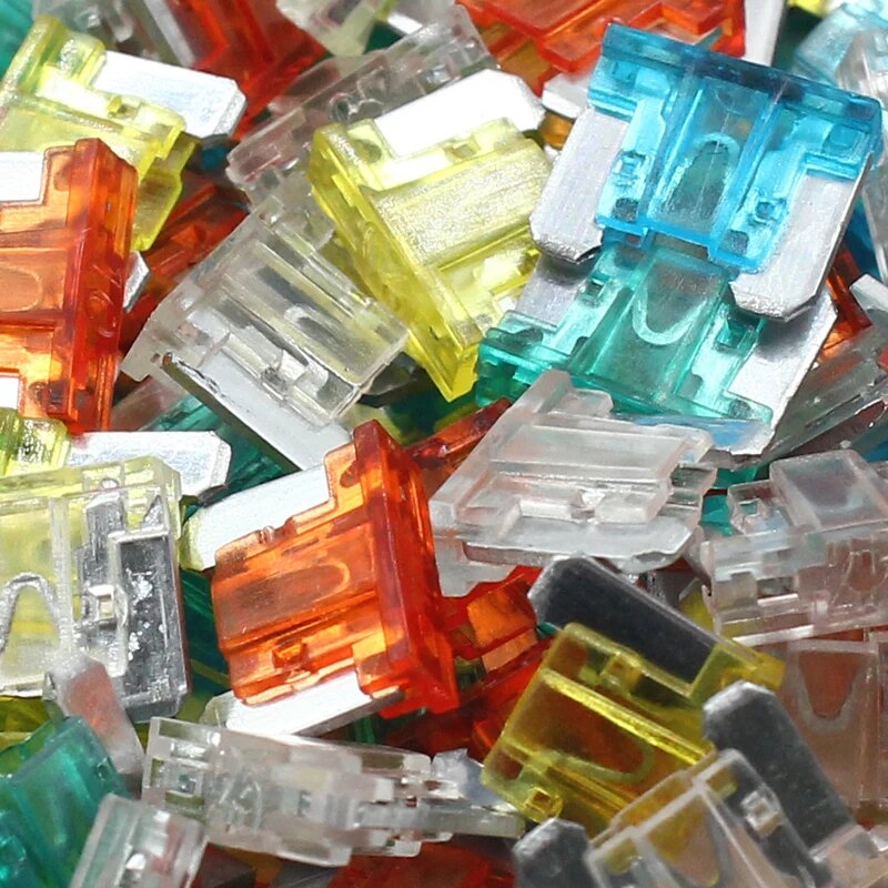 20 шт. 5A 7,5A 10A 15A 20A 25A 30A усилитель низкопрофильные мини-предохранители для MIX 20PCS