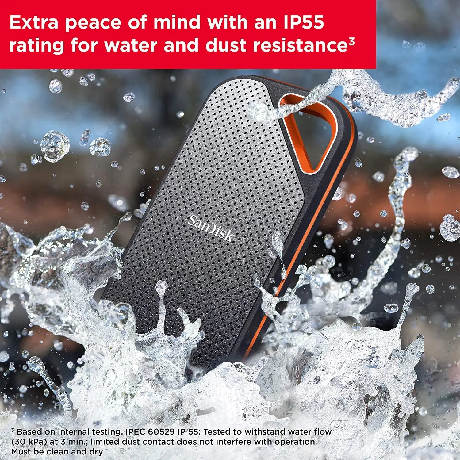 SanDisk E30 1ТБ USB 3.2, черный — фото 1