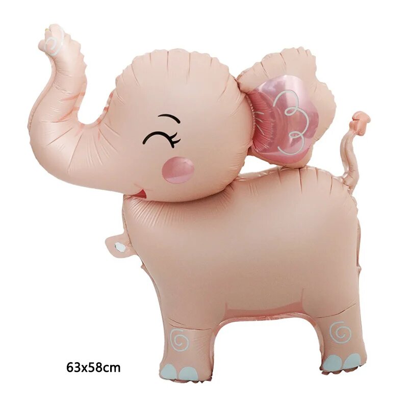 Матовый воздушный шар из фольги с животными, милый медведь, пингвин, слон, динозавр, гелиевые шары, детские игрушки, украшение для детского душа, дня рождения
