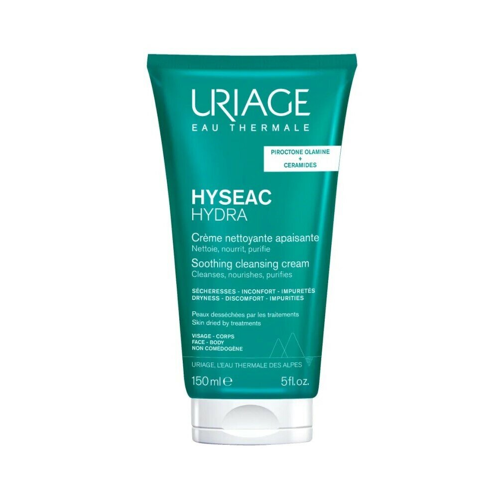 Uriage Hyseac Hydra Soothing Cleansing Cream Очищающий успокаивающий крем, 150 мл