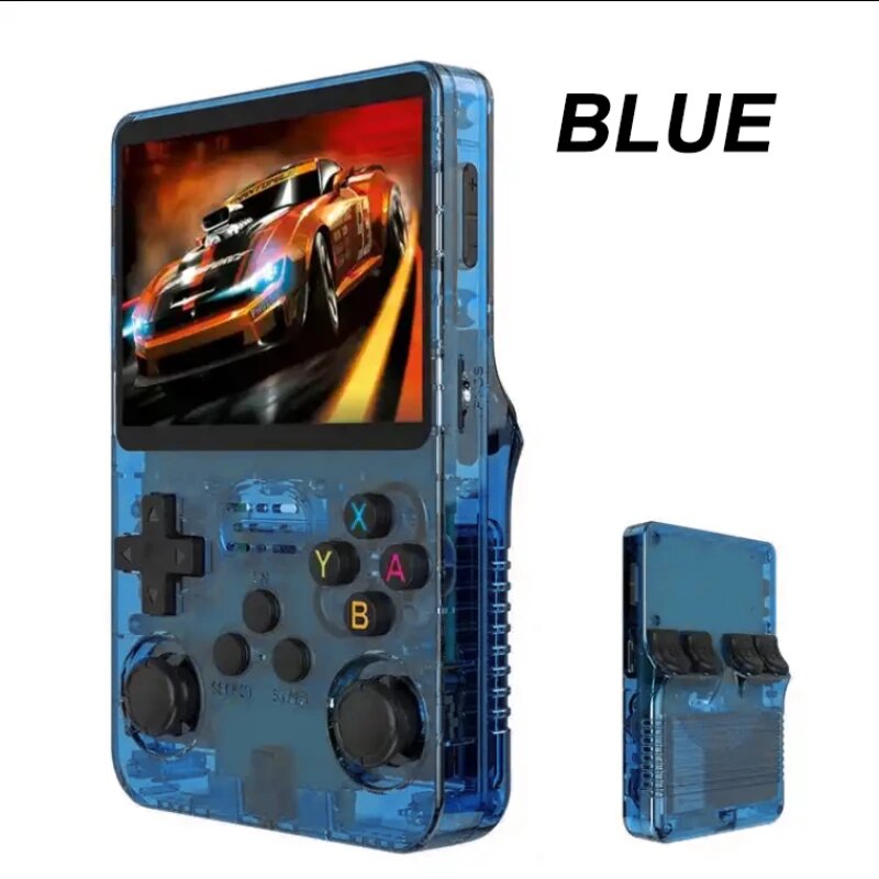 Портативная игровая консоль iwohl SMARTDUDE R36S, синий