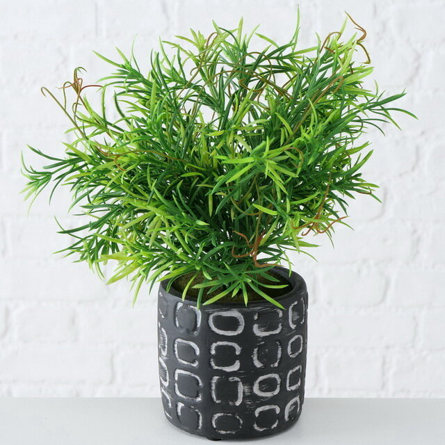 Искусственное растение в горшке Boxwood 29 см черный, Boltze, 7088900-1