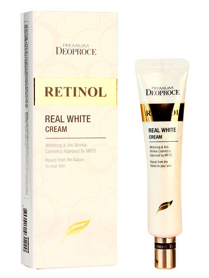 Крем Deoproce для век и носогубных складок PREMIUM RETINOL REAL WHITE CREAM, с ретинолом, 40 мл