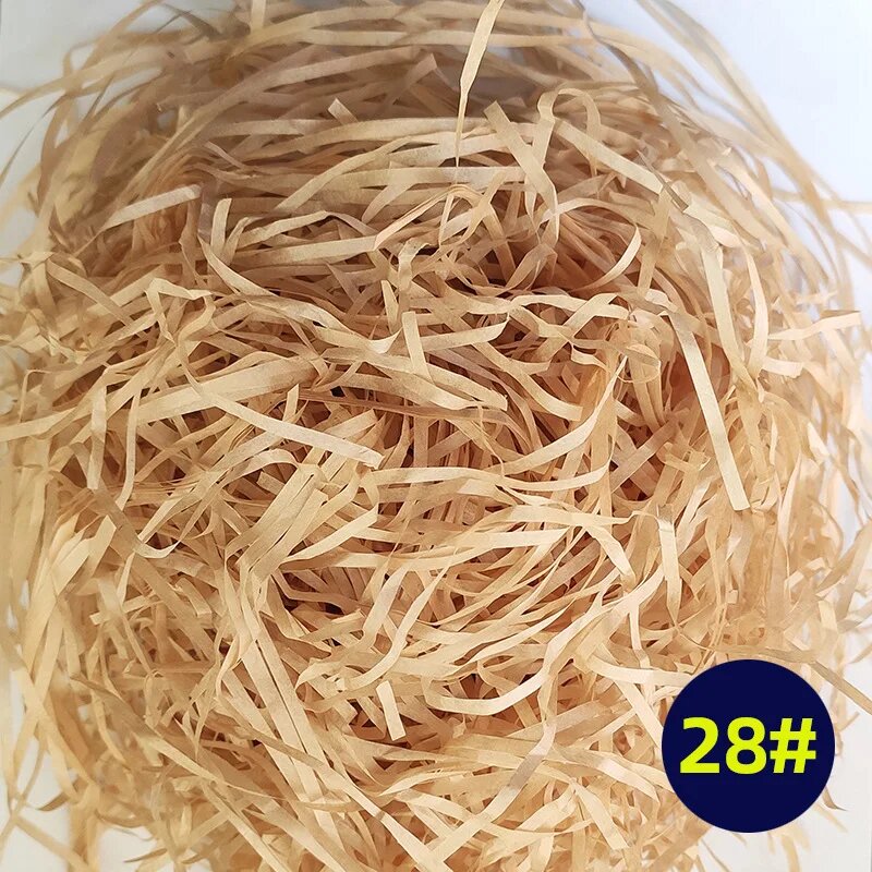 Мультиколор Рафия для подарков 100g, 28light yellow