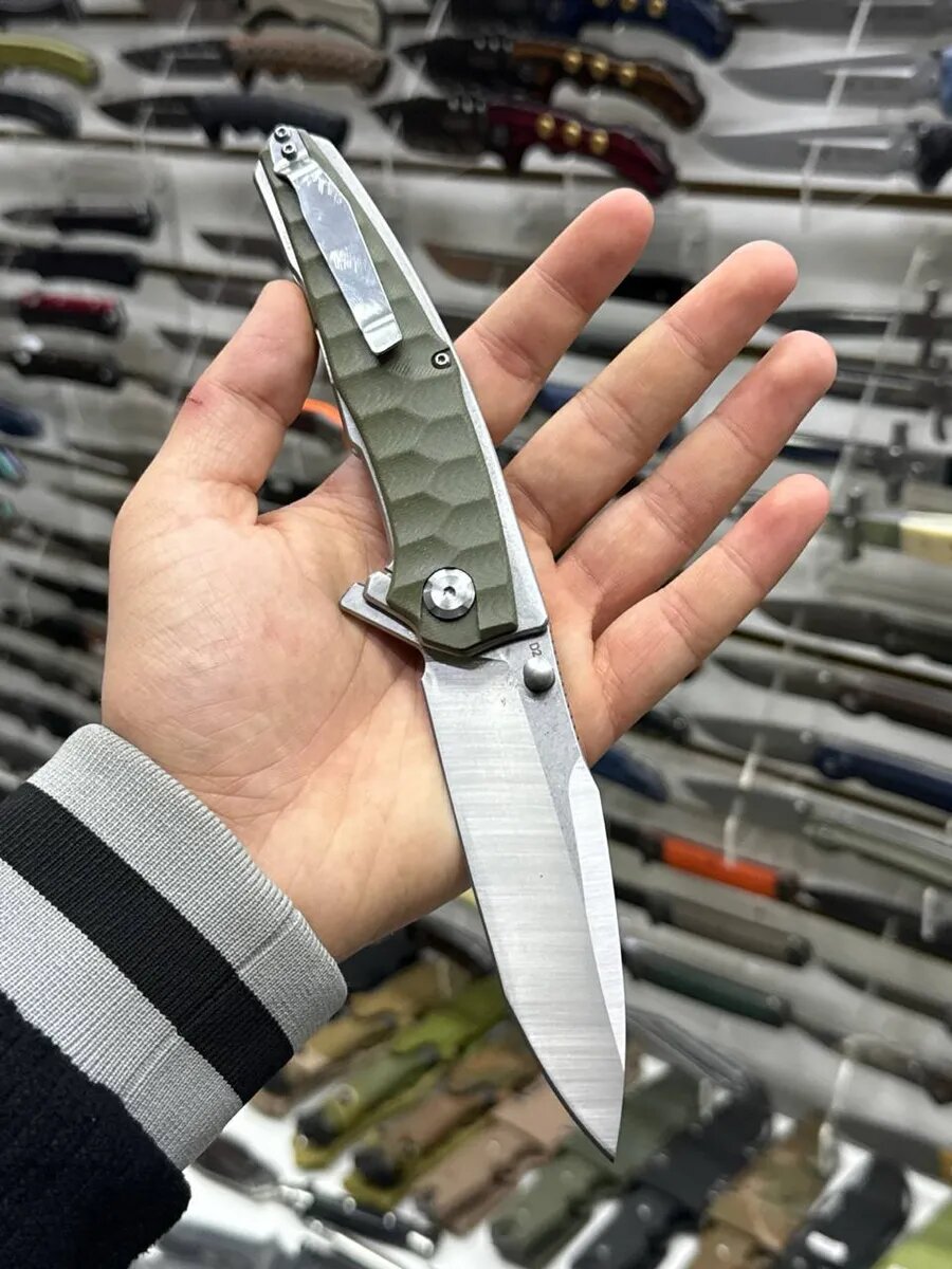 Нож складной Камень, сталь D2