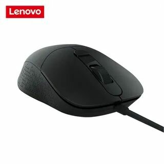 Мышь Lenovo MK12, проводная, USB Type-A, для правой руки, черная