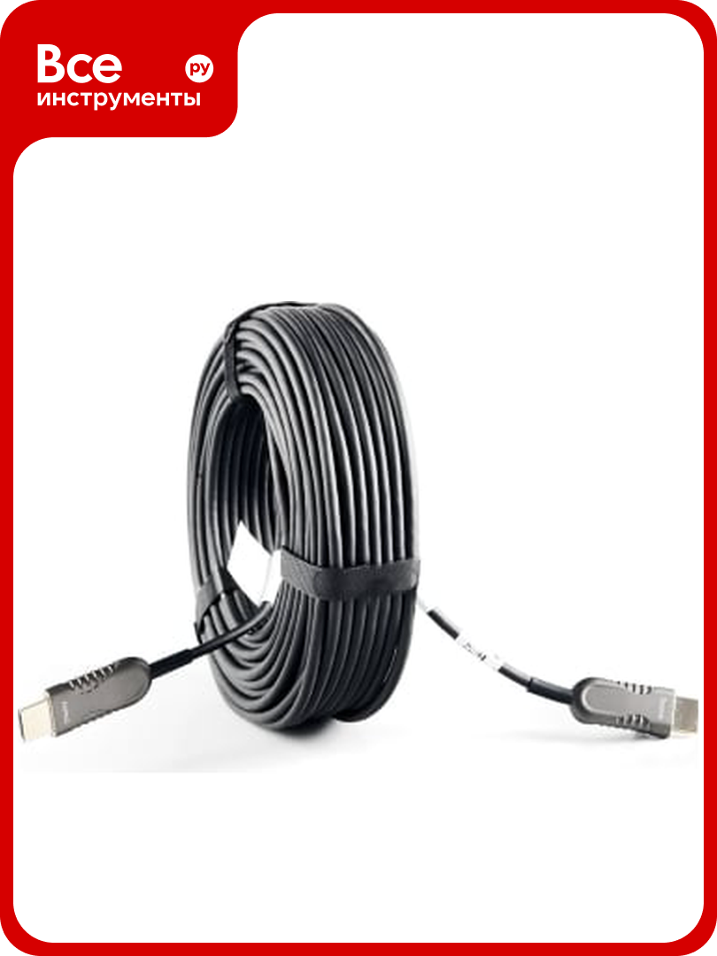 Видео кабель Eagle Cable Profi HDMI 2.0 LWL 18Gbps 5,0 м 313241005 для прокладки электрических сетей