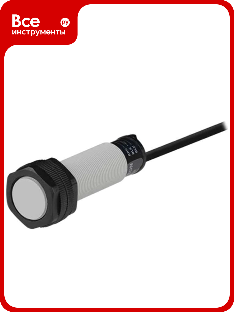 Емкостной датчик приближения Autonics CR18-8AO, но, 2-пр, 2м, 220В~, артикул A1600000727R для прокладки электрических сетей