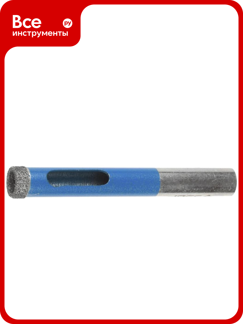 Сверло "ЭКСПЕРТ" алмазное (12 мм; Р100) по стеклу Зубр 29860-12