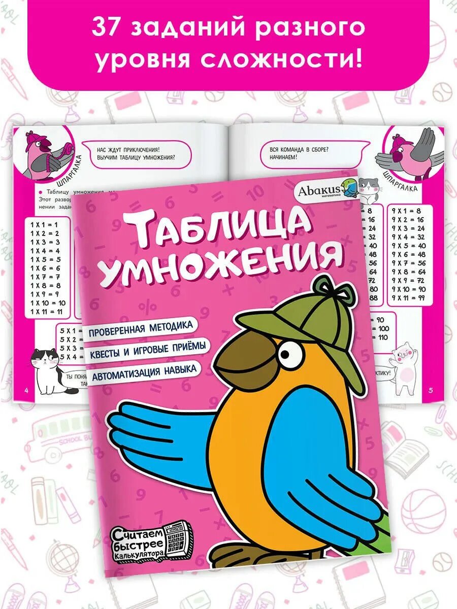 Таблица умножения — фото 1