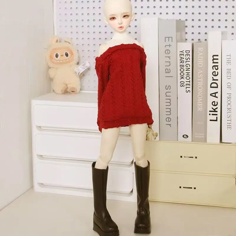 Красный свитер для куклы BJD 1/3 1/4 1/6, 30cm