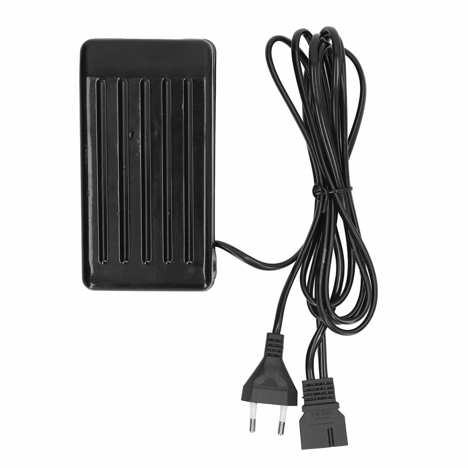 Ножная педаль для швейной машины, предотвращающая скольжение, 3 порта, черный сменный педальный контроллер для дома, вилка европейского стандарта, 220 В