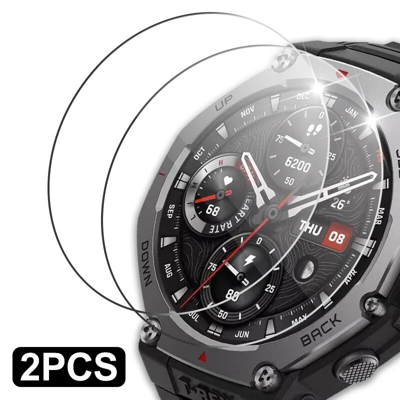 Защитное стекло для Amazfit T-Rex 2 (2шт)